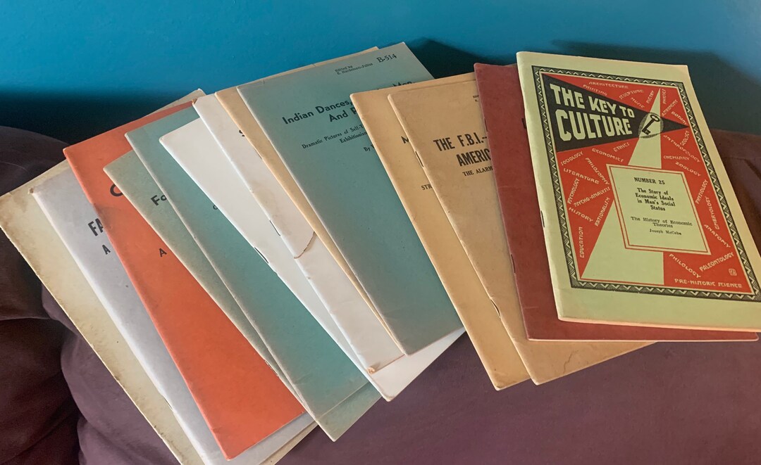 Variety of Profoundly Rare and Amazing Antique Pamphlets and Booklets ...