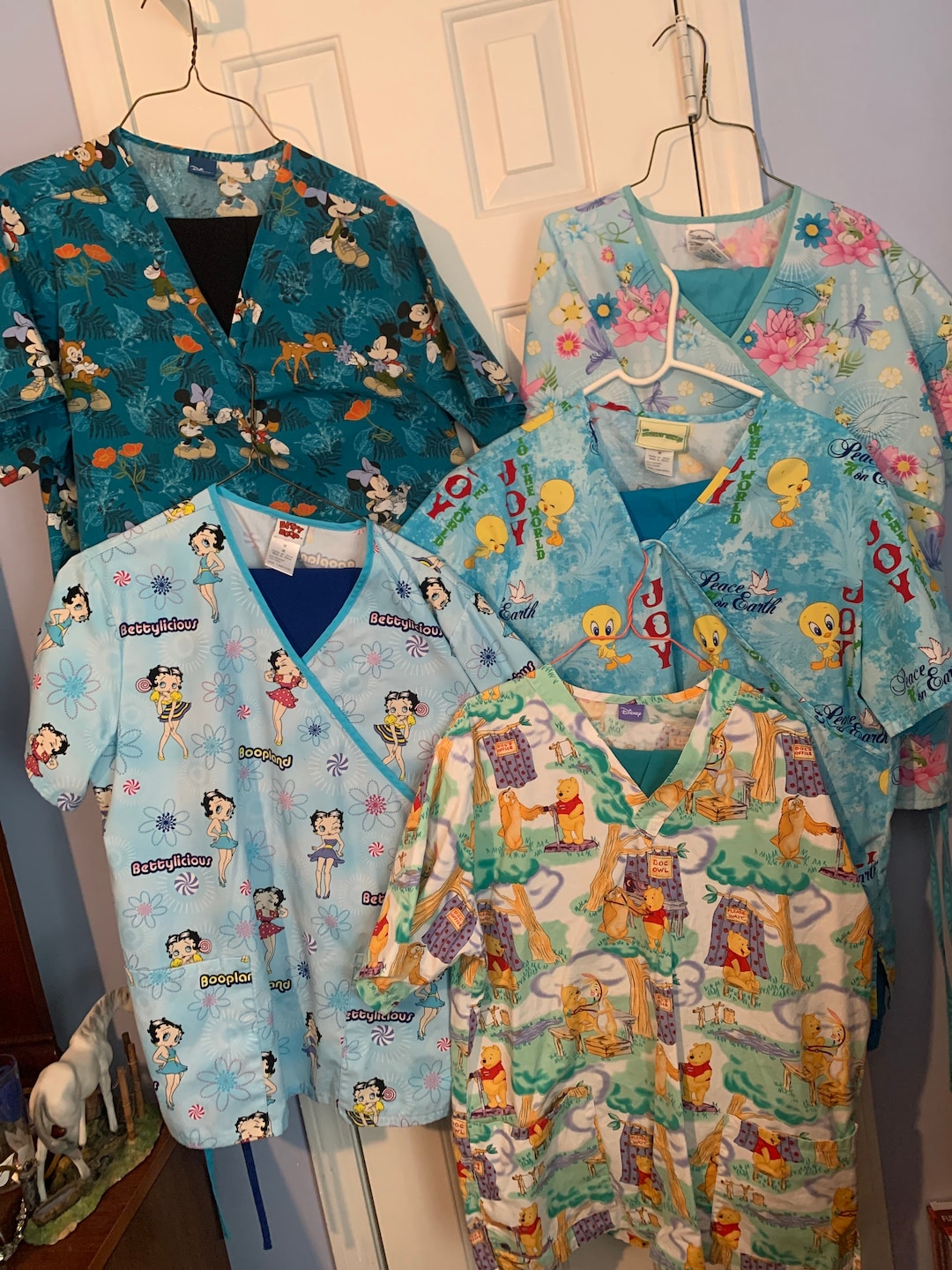 CHOICE of Eclectic and Timeless Vintage Medical Scrubs Tops and Pants ...