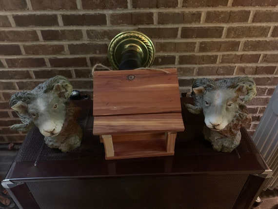 Set of Eclectic and Rustic Ram Heads Would Make a Perfect Gift | Etsy