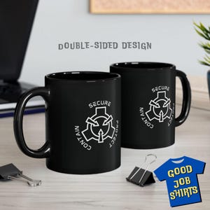 SCP Foundation Logo Mug, Funny Birthday Gift, Cosmic Horror Gaming ...