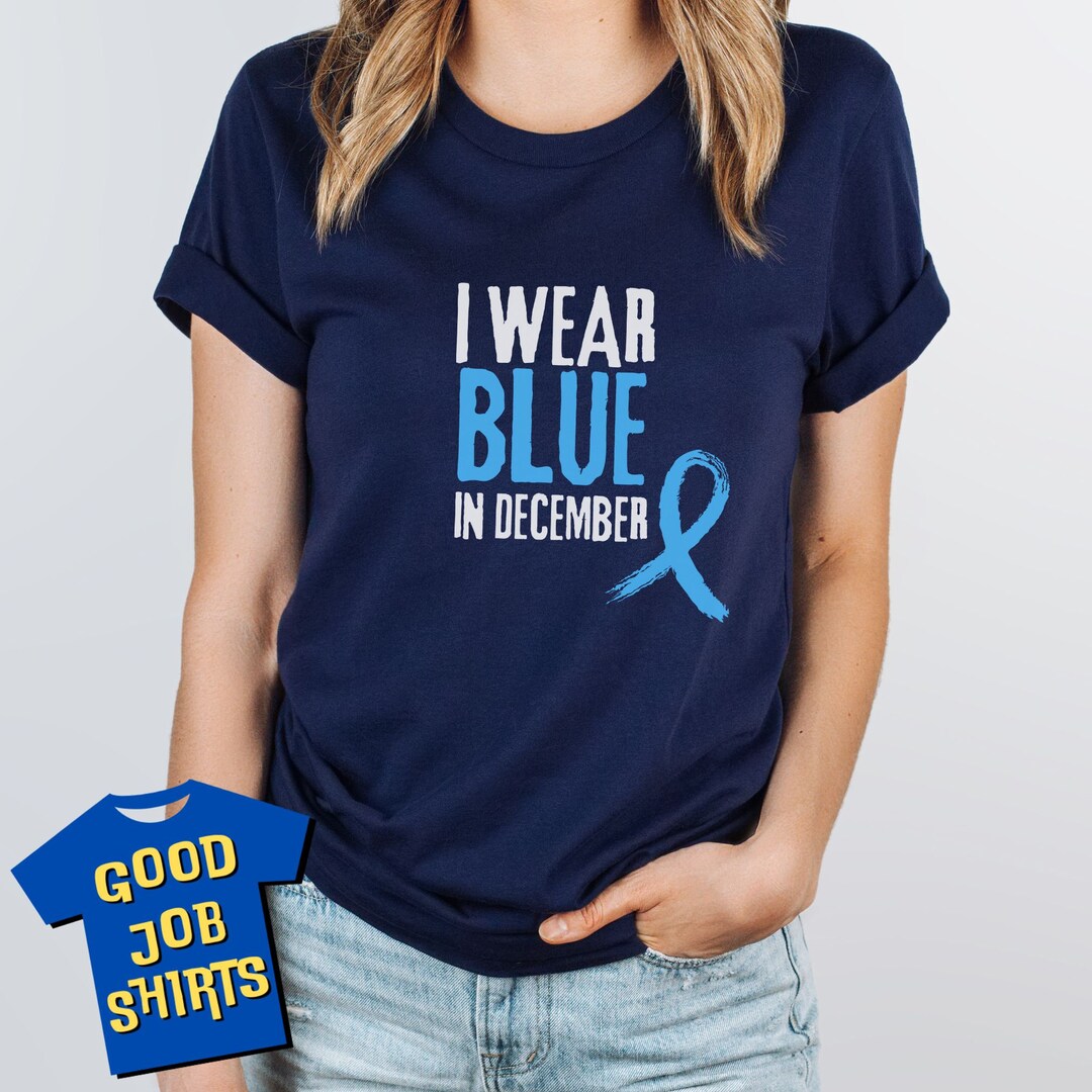 PKU Awareness Shirt With Blue Ribbon, Wear Blue in December, PKU Shirt ...