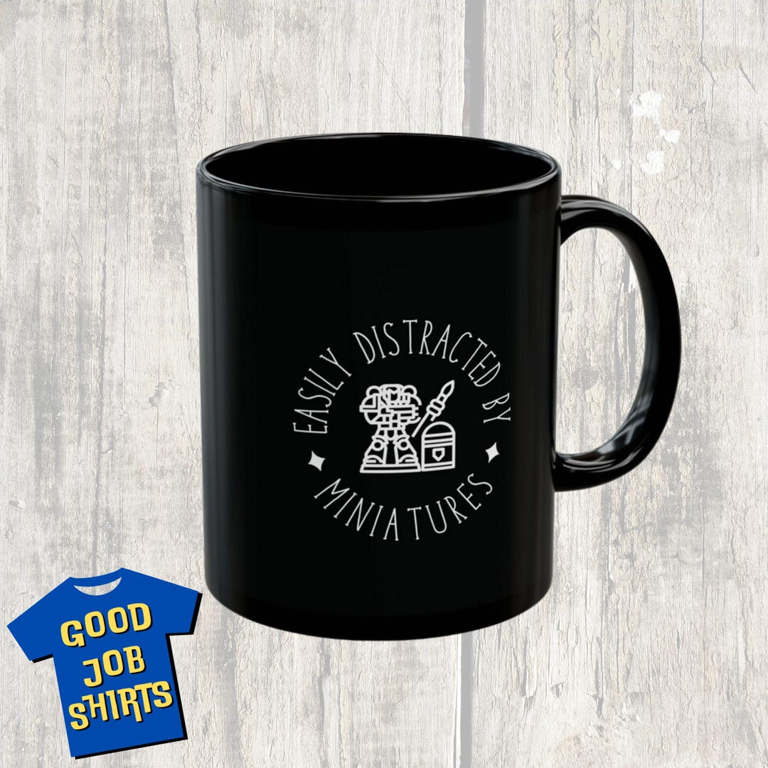 Wargamer Mug for Strategy War Game Players, 11oz Black War Gaming ...