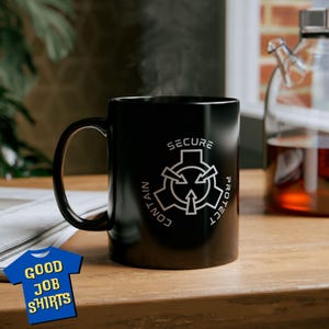 SCP Foundation Logo Mug, Funny Birthday Gift, Cosmic Horror Gaming ...