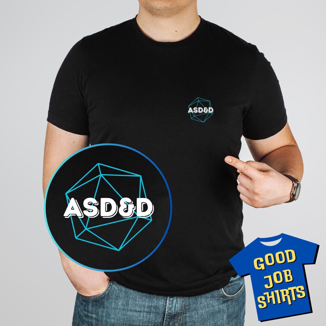 ASD&D Shirt for Autistic Dnd Player Gifts, Dnd T-shirts to Celebrate ...