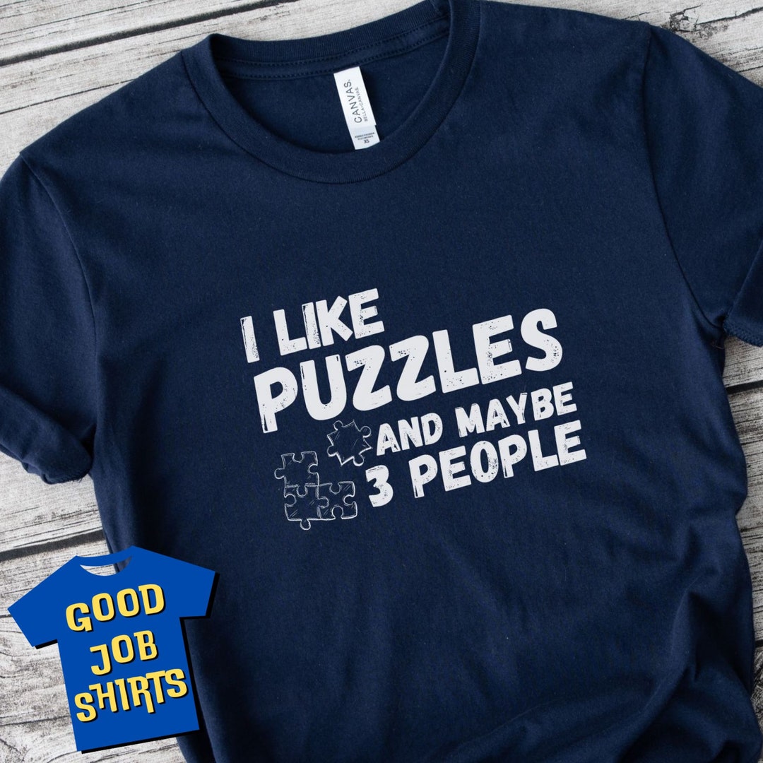 Jigsaw Shirt for Puzzle Lovers, Puzzle Chick Shirt for Puzzling Gifts ...