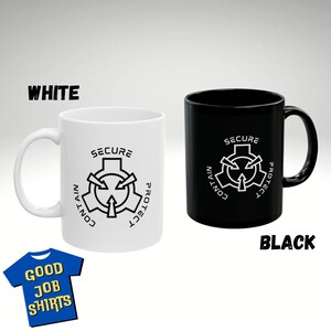 SCP Foundation Logo Mug, Funny Birthday Gift, Cosmic Horror Gaming ...
