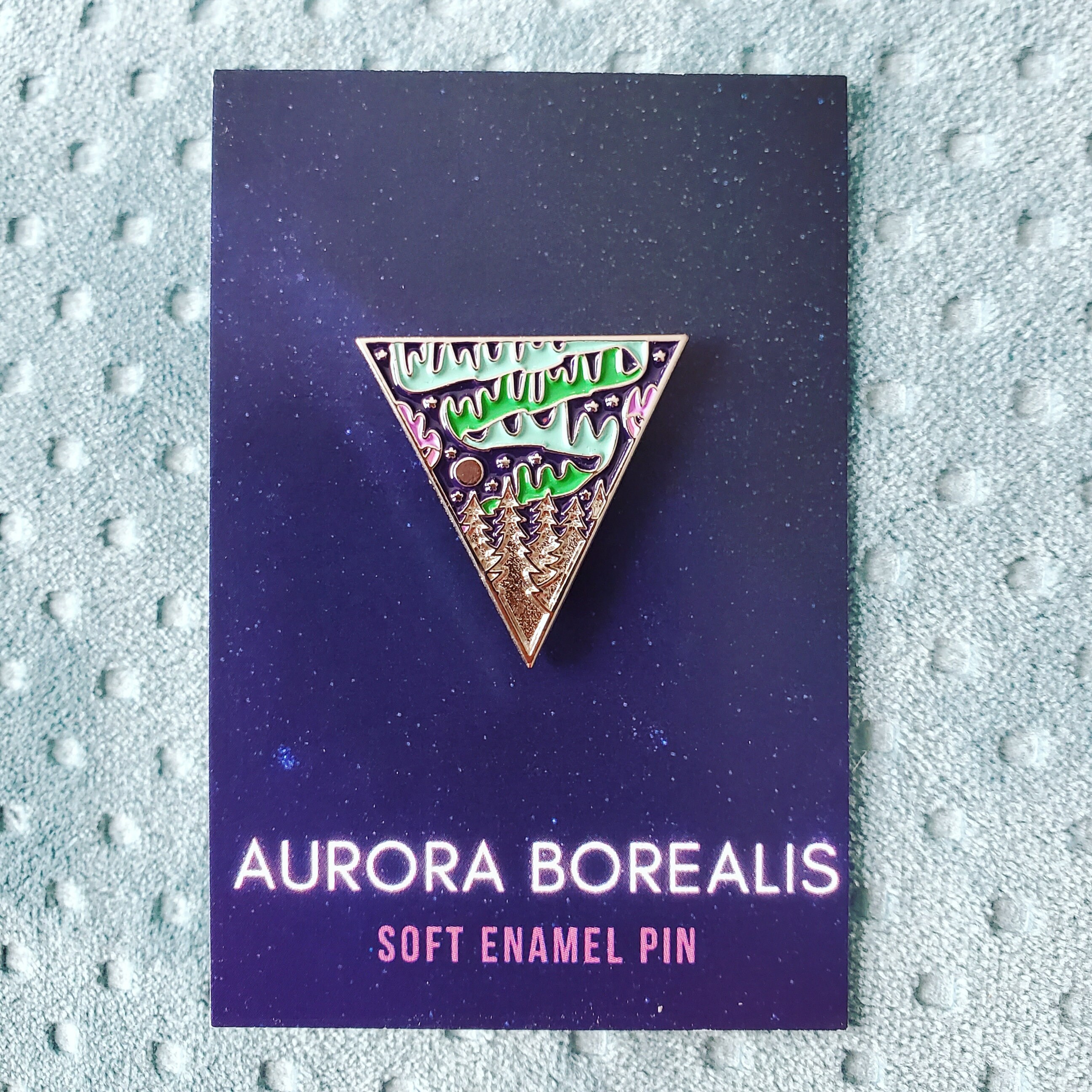 Soft Enamel Pin - Aurora Borealis - Northern Lights - Etsy
