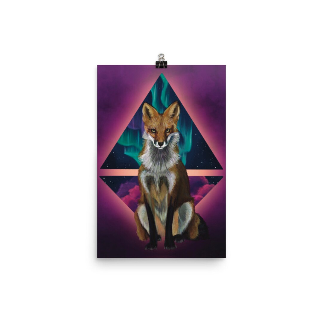 Fox Fires Poster - Etsy