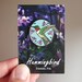 Hard Enamel Pin Hummingbird Ruby Throated Purple Bellflower - Etsy
