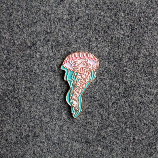 Jellyfish Pin - Etsy