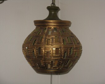Vintage hanging lamp | Etsy