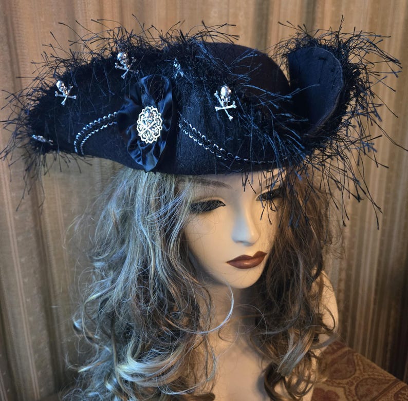 Back in Black Pirate Hat - Etsy