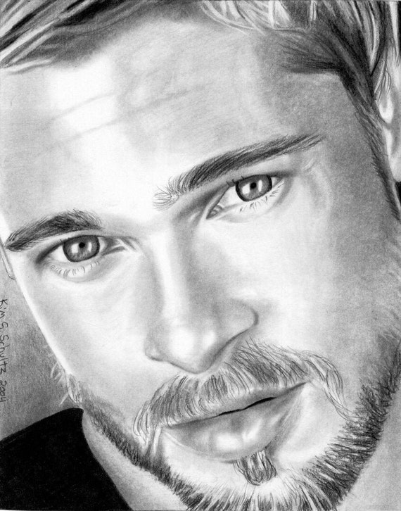 Brad Pitt Drawing