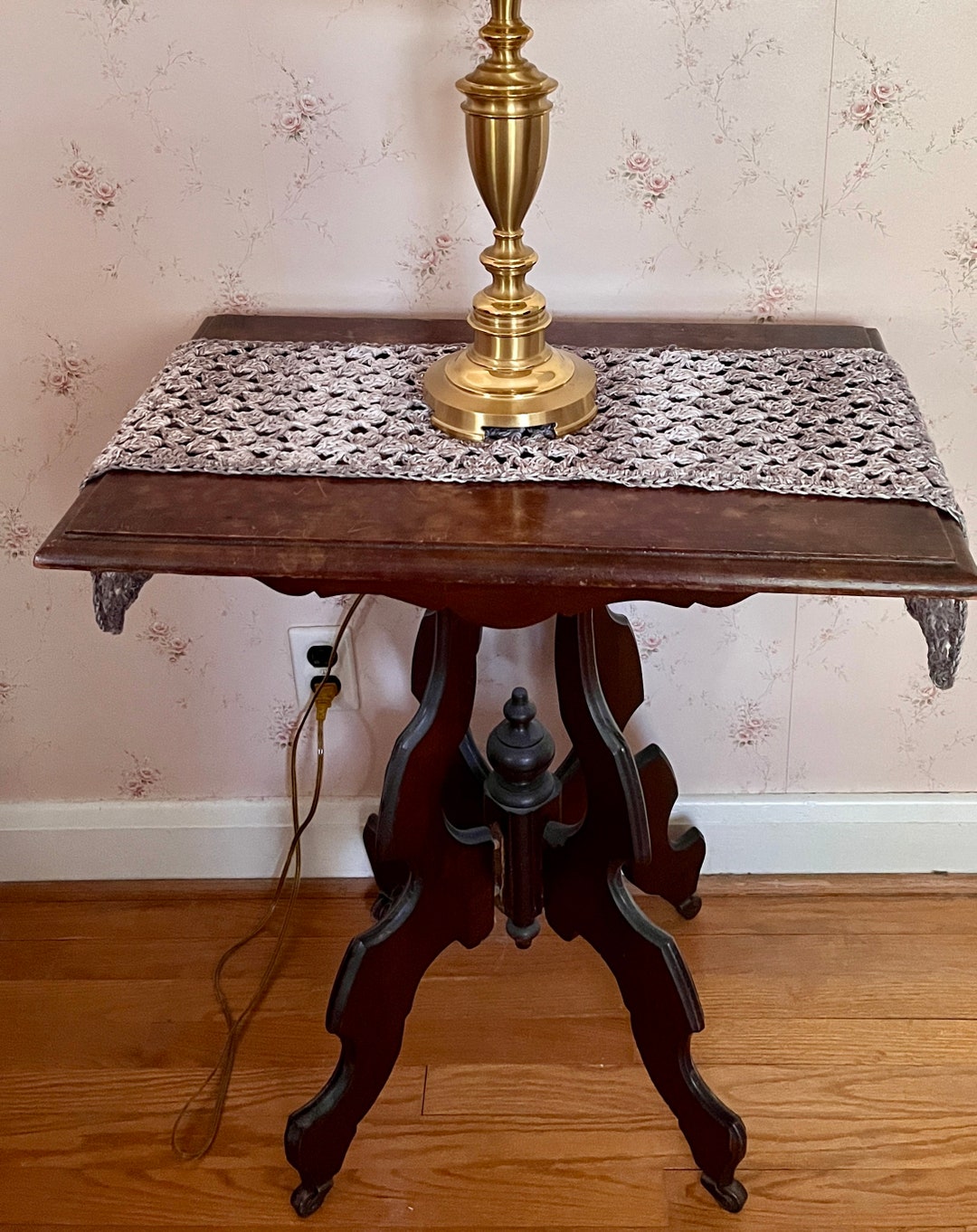 Shades of Gray Crochet Runner for Table Buffet Window Ledge - Etsy