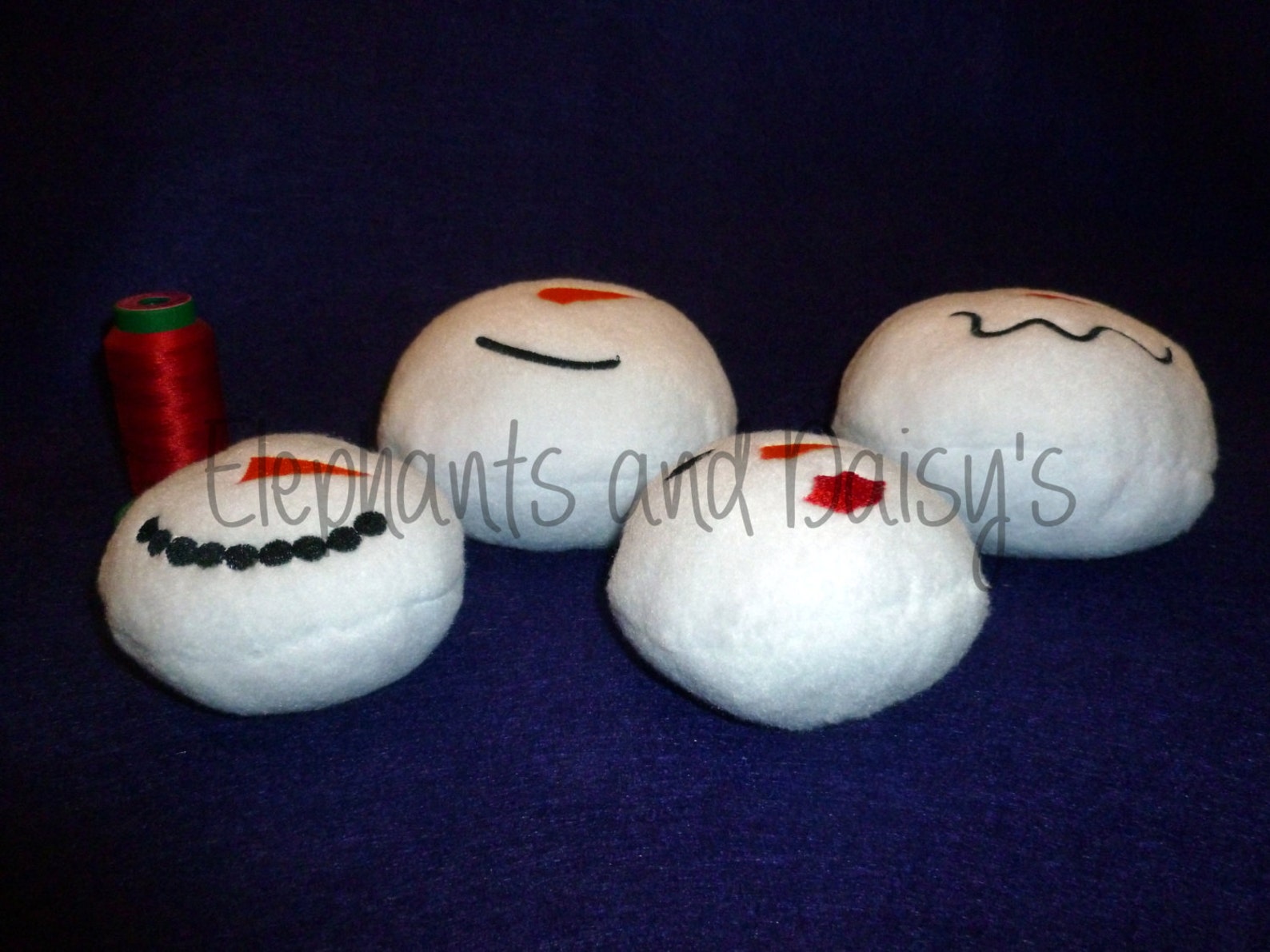 Snowballs Embroidery Design File - Etsy