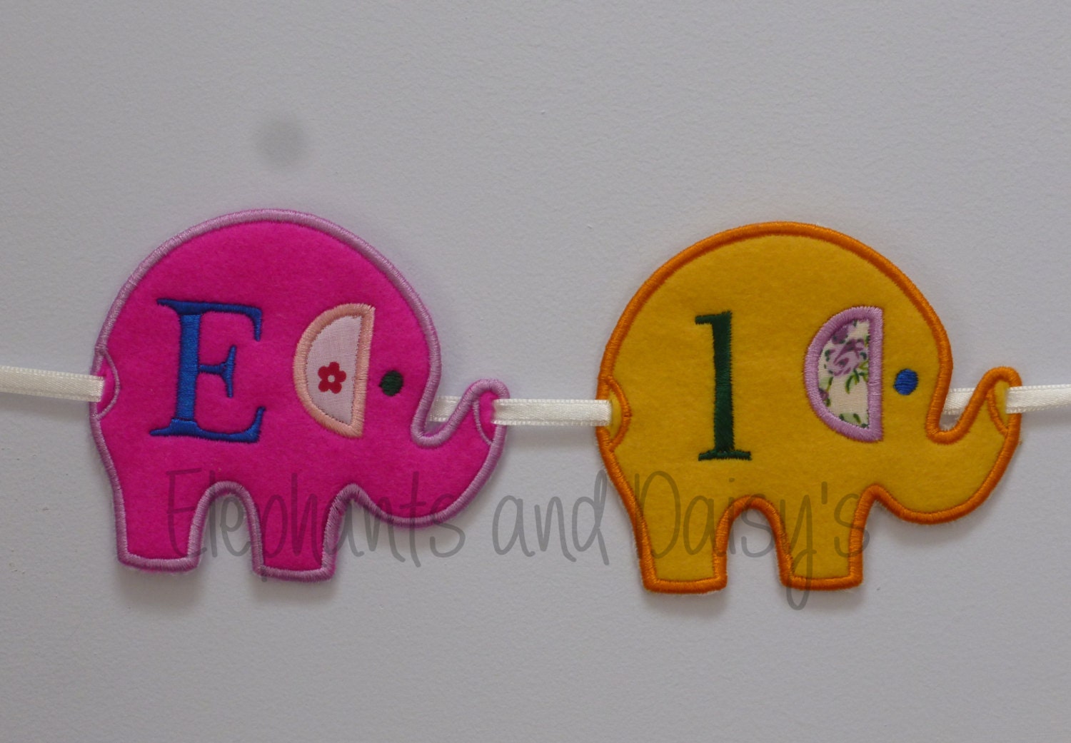 Elephant Parade Banner Embroidery Design File. | Etsy