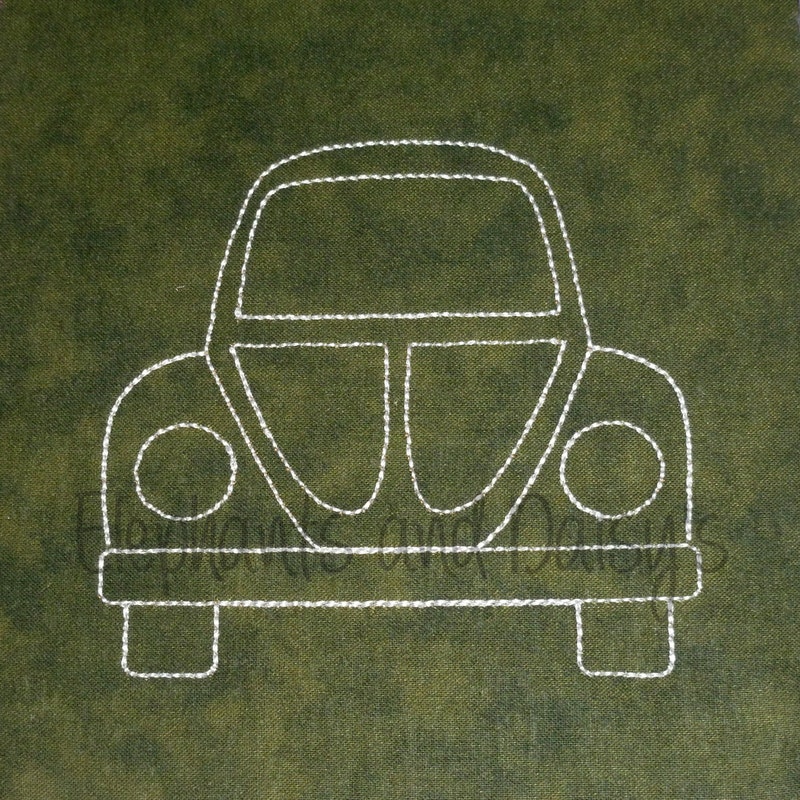 Vw Beetle Embroidery - Etsy