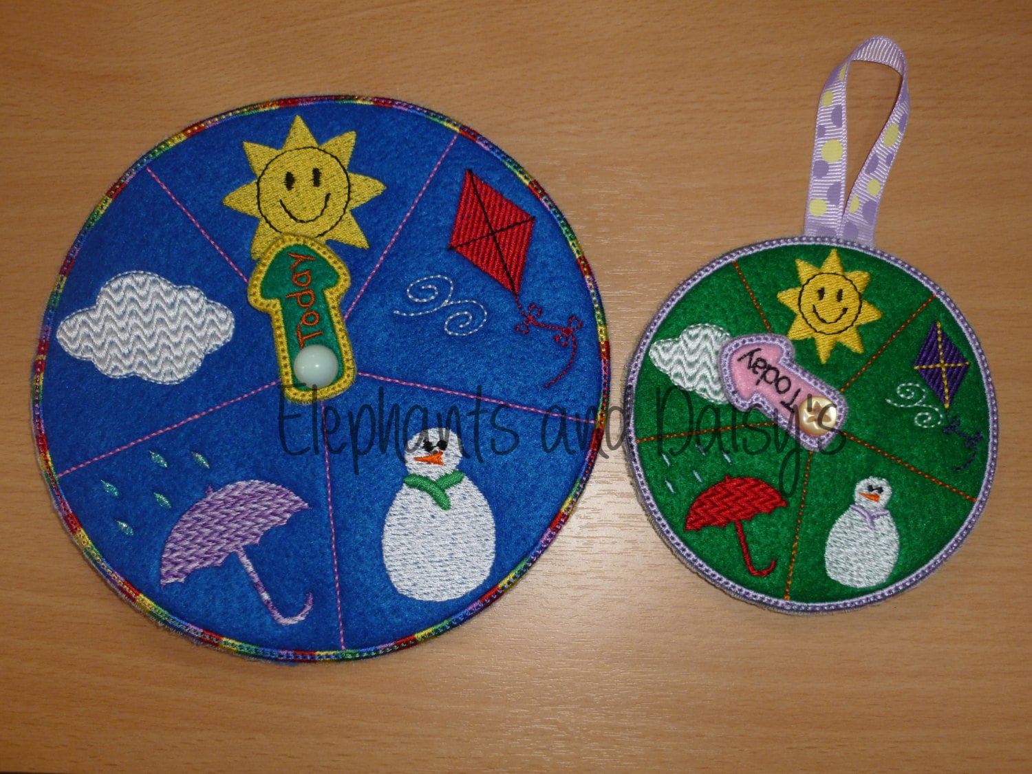 Weather Clock Embroidery Design File - Etsy