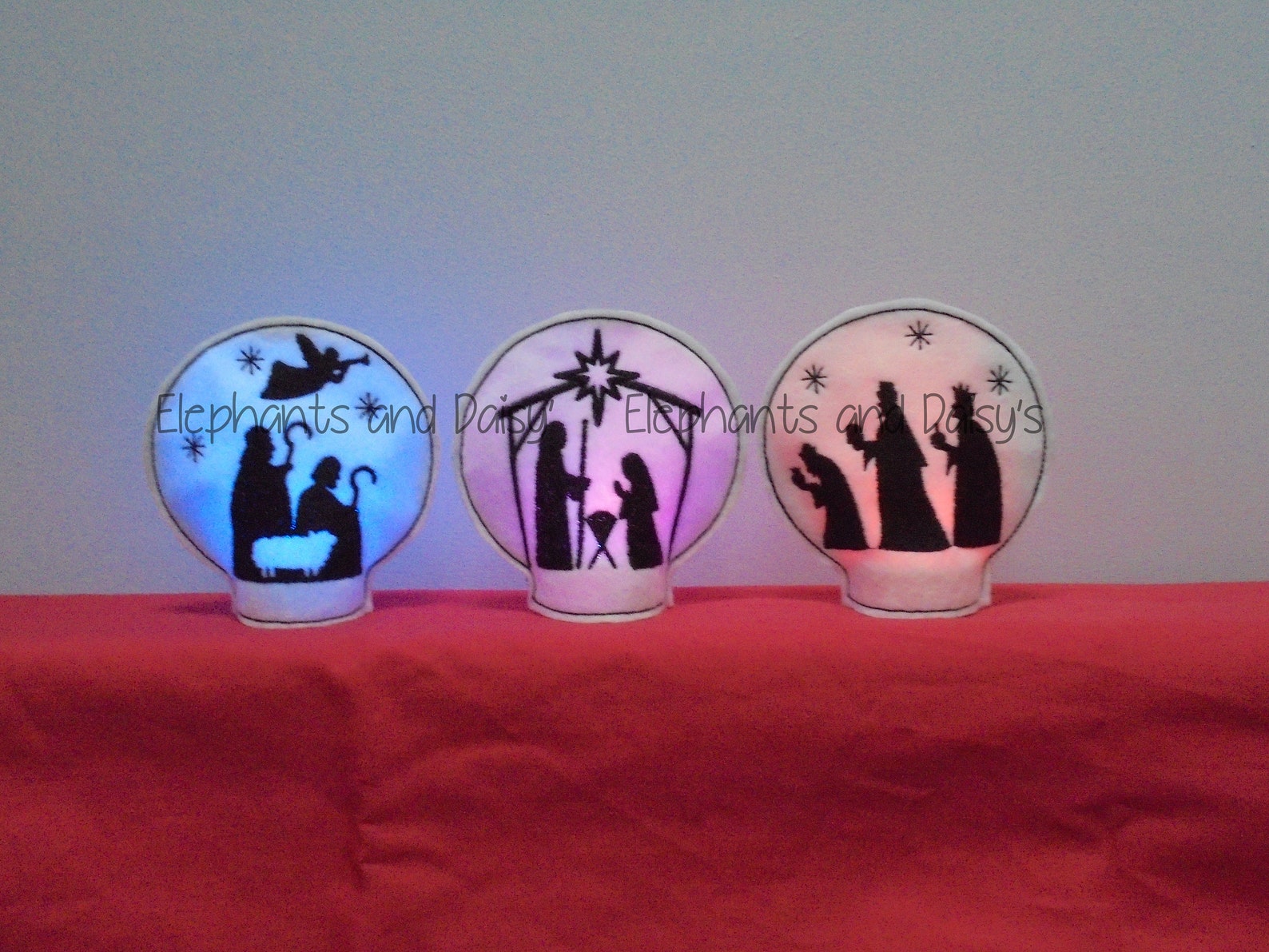 Nativity Tea Light Set Design File. - Etsy