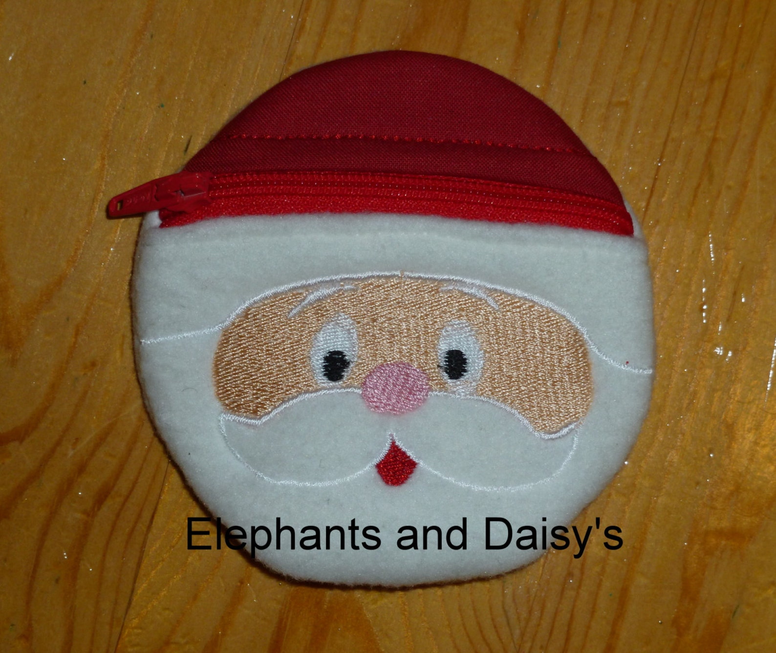 Santa Purse ITH Embroidery Design File - Etsy