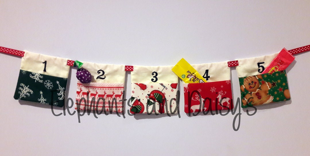 Advent Calendar Pockets Design Files - Etsy