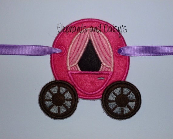 Carriage Banner Embroidery Design File. | Etsy