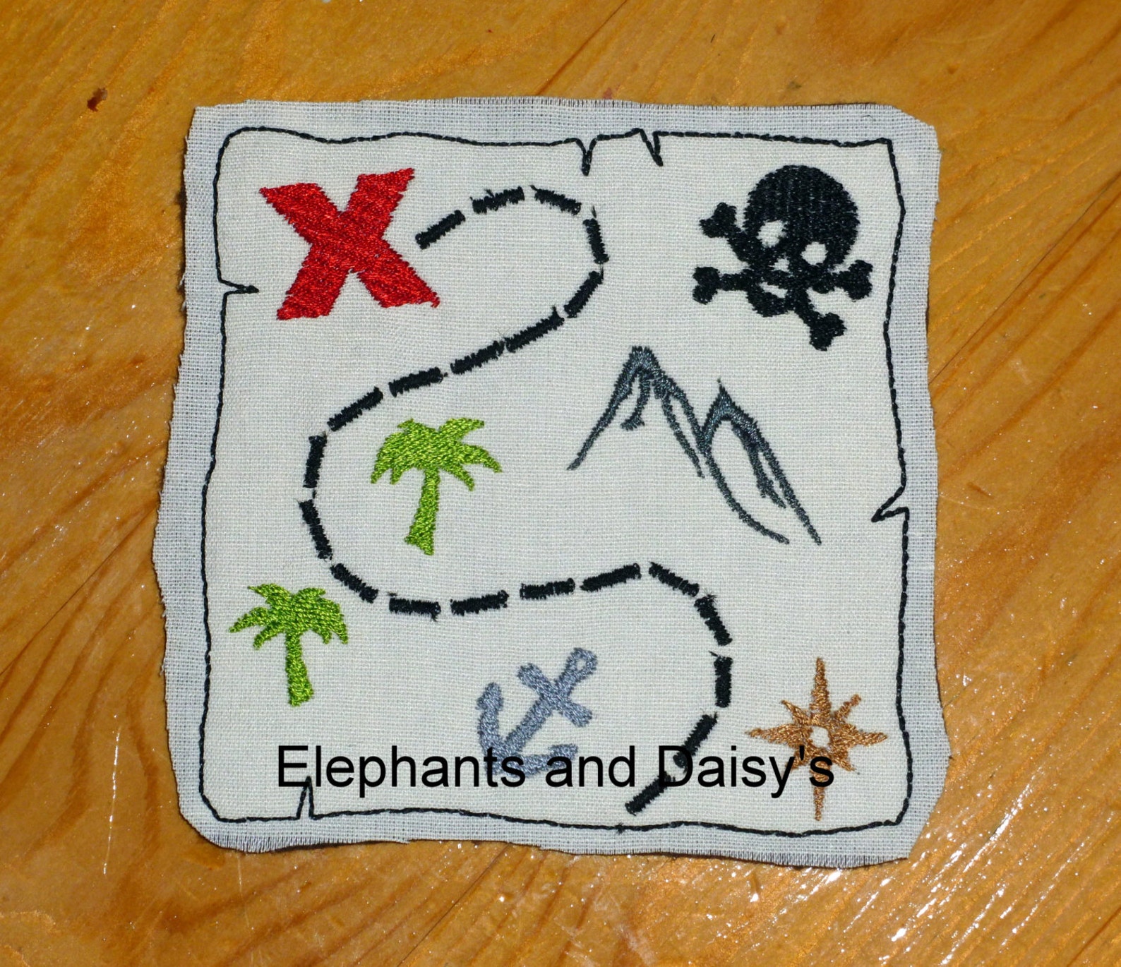 Pirate Treasure Map Design File - Etsy