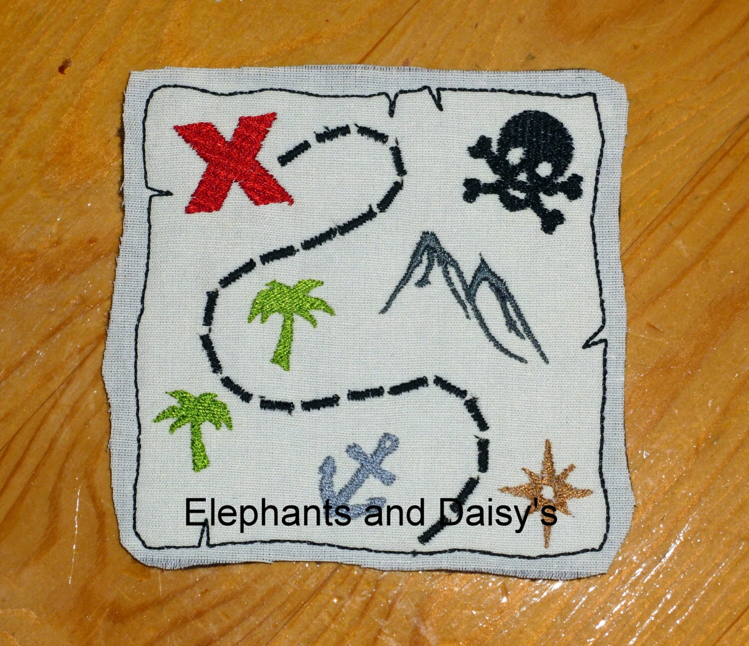 Pirate Treasure Map Design File - Etsy