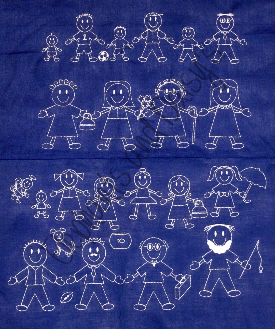 My Family Embroidery Design Files - Etsy