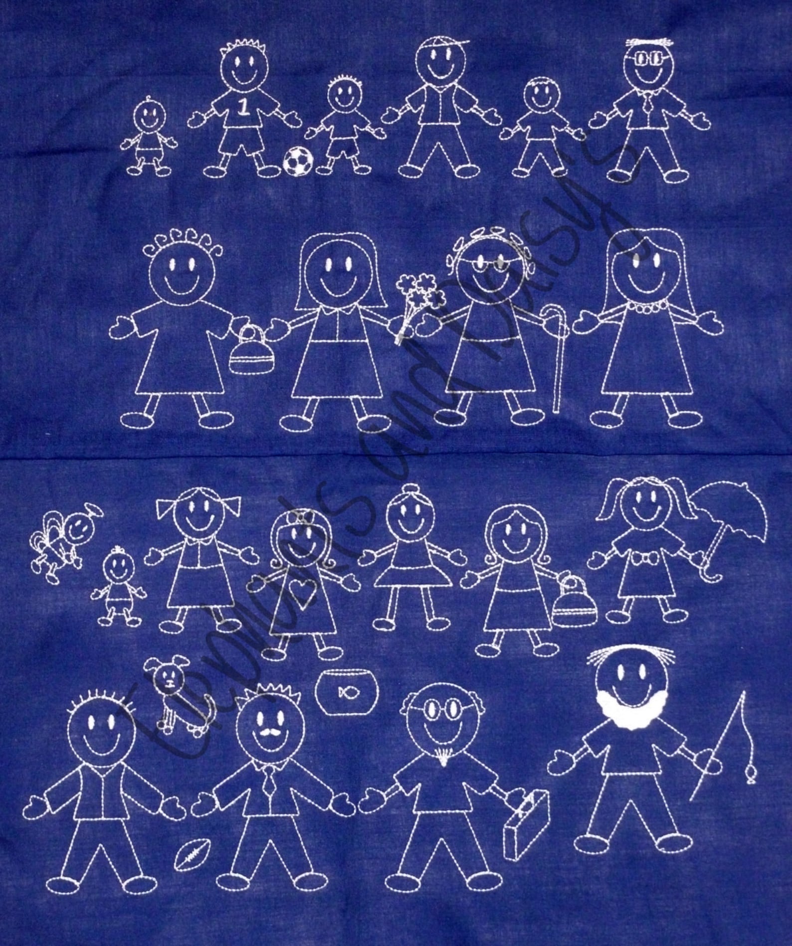 My Family Embroidery Design Files - Etsy