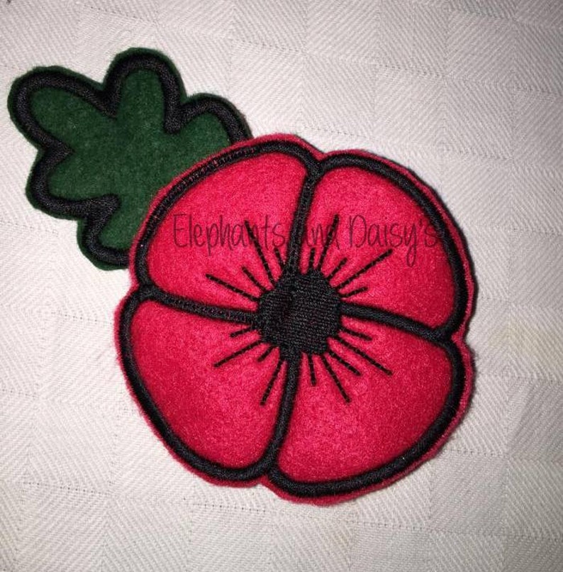 Poppy Embroidery Design File. - Etsy UK