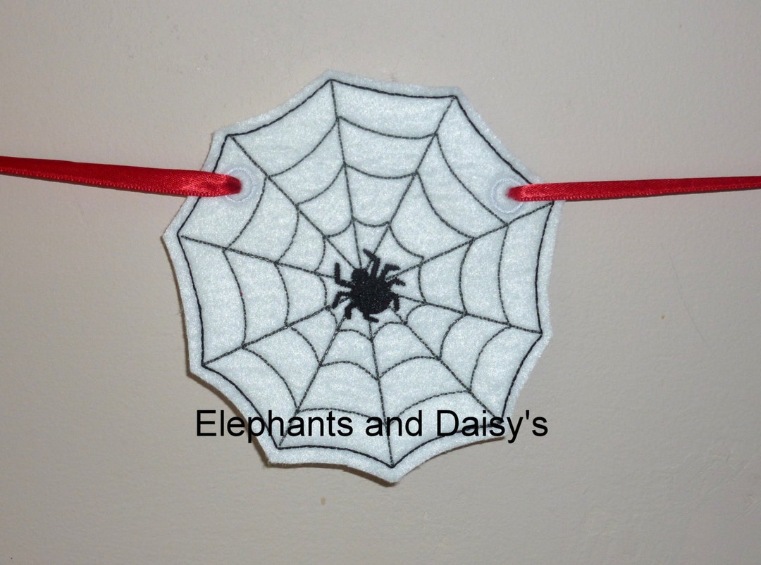 Halloween Spiders Web Banner Design File. - Etsy