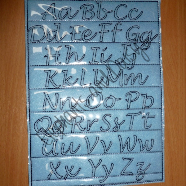 Cursive Writing Embroidery Design - Etsy