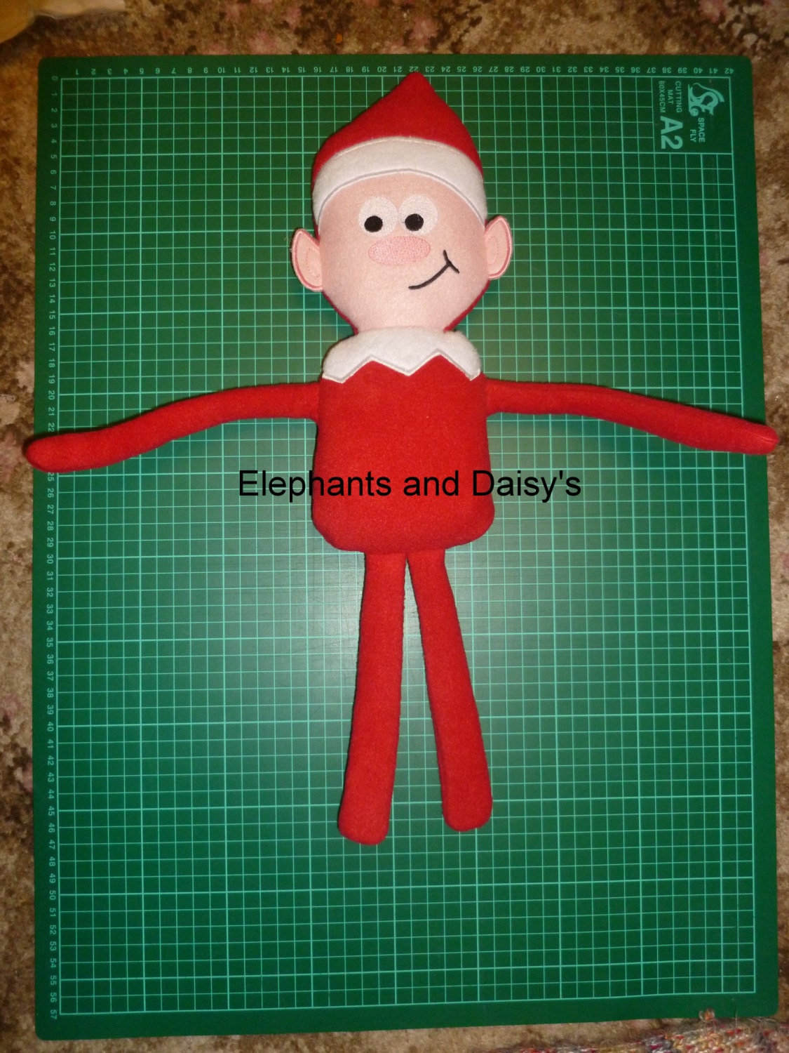 Christmas Elf Stuffie Embroidery Design File - Etsy UK