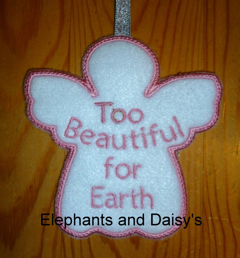 Angel Too Beautiful for Earth, Design File - Etsy