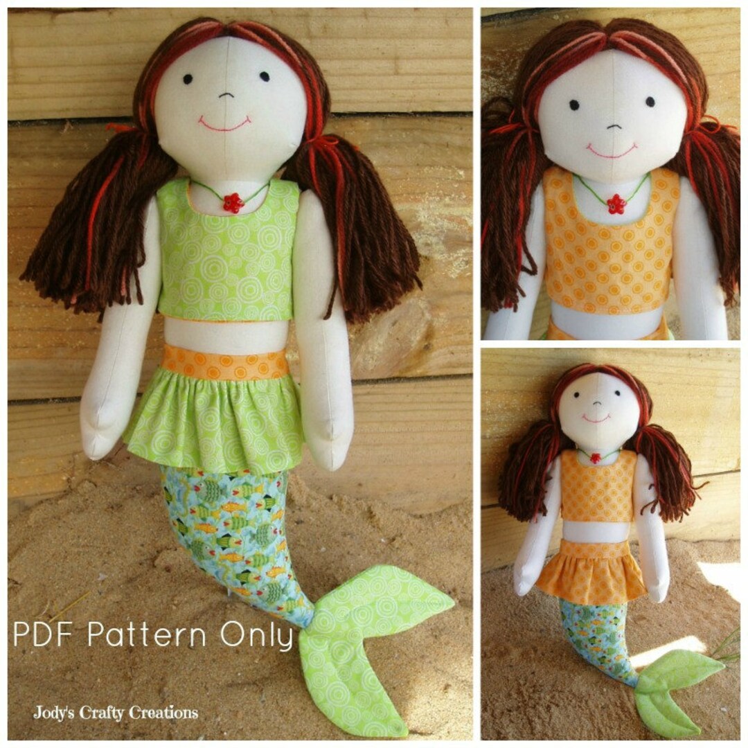 Marina the Mermaid PDF Pattern - Etsy