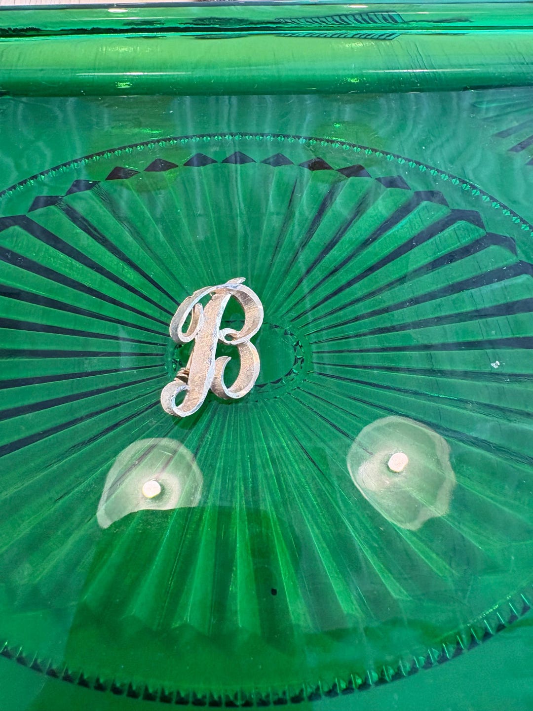 Vintage Silver Script Letter B Brooch – Monogram Initial Pin, 1960s ...