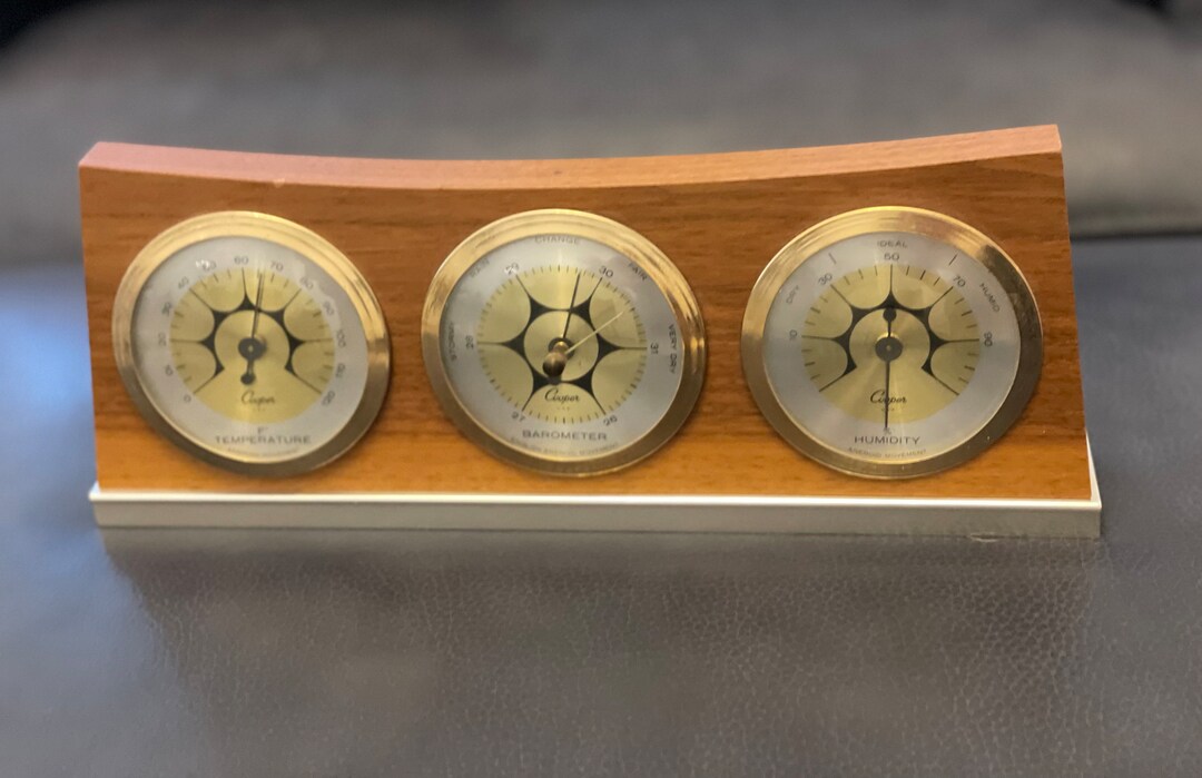 Rare Vintage Cooper Barometer - Etsy
