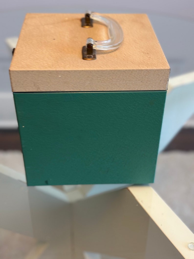 Vintage Metal 7 Record Box - Etsy