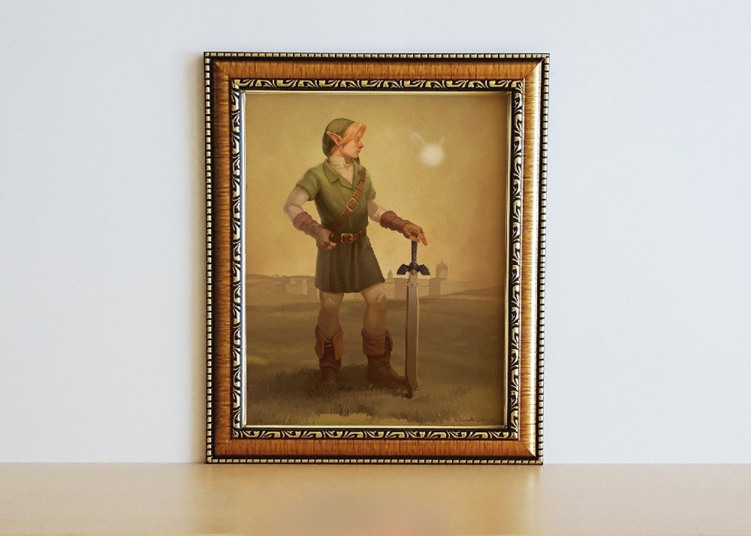 Link Portrait Print - Etsy