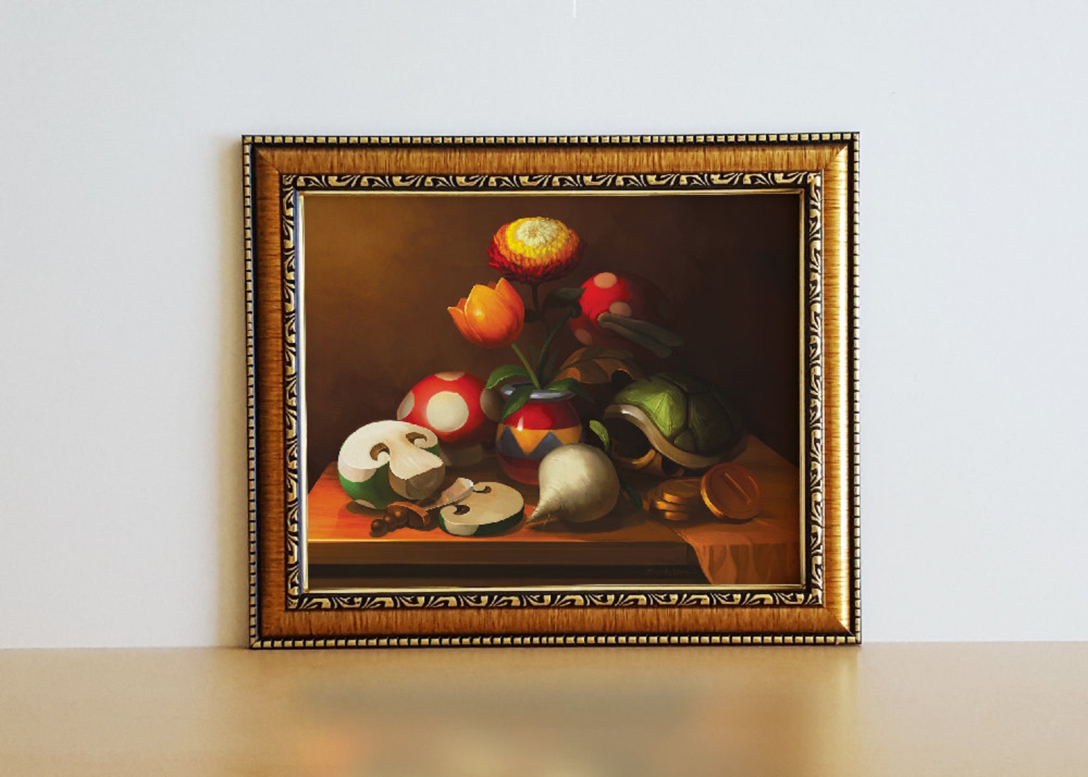 Mario Still Life Print | Etsy