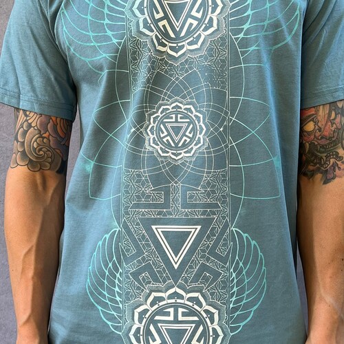 Manipura Chakra Shirt / Sacred Geometry Clothing / Festival - Etsy