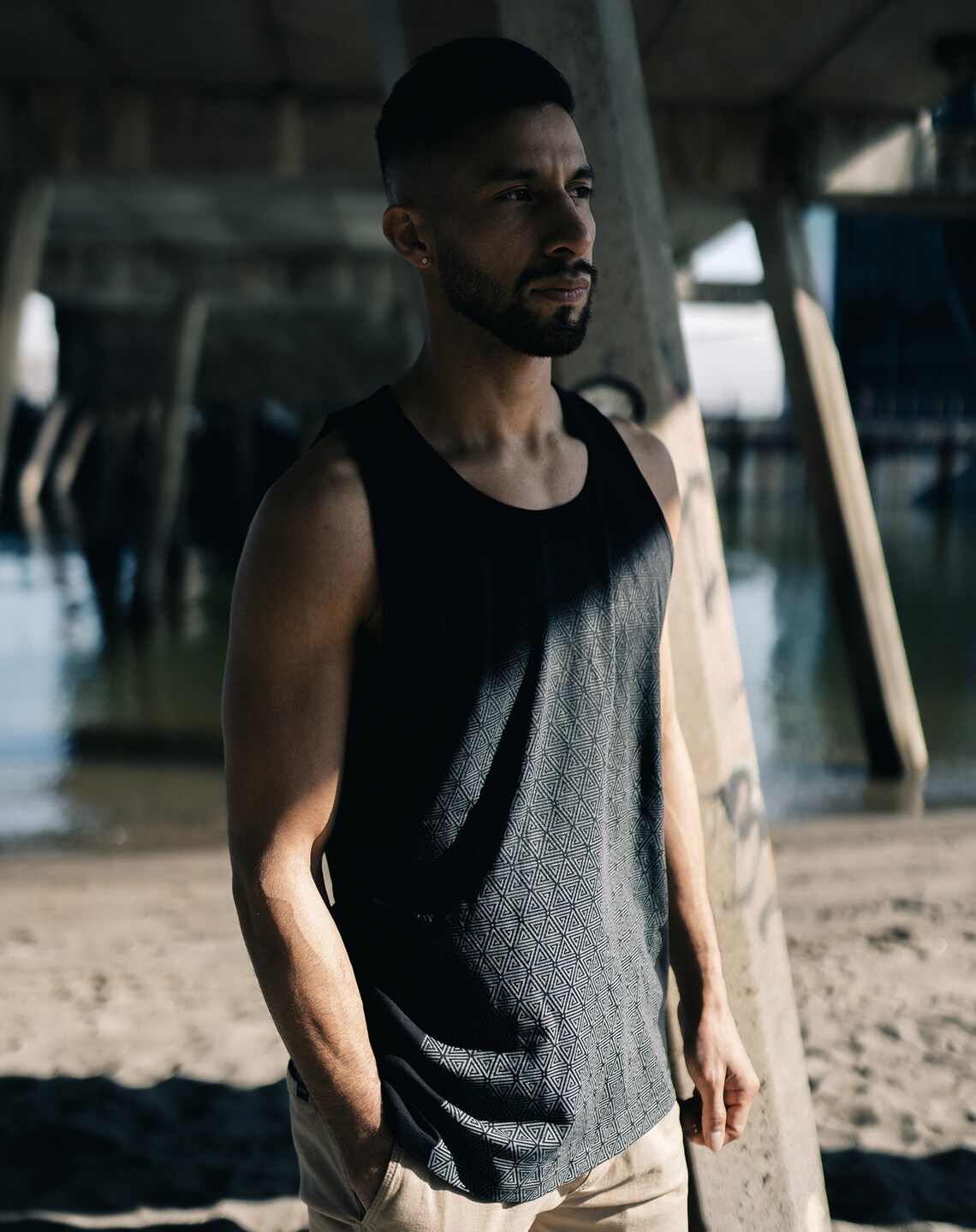 Texture Men's Tank Top / Sacred Geometry Clothing / | Etsy