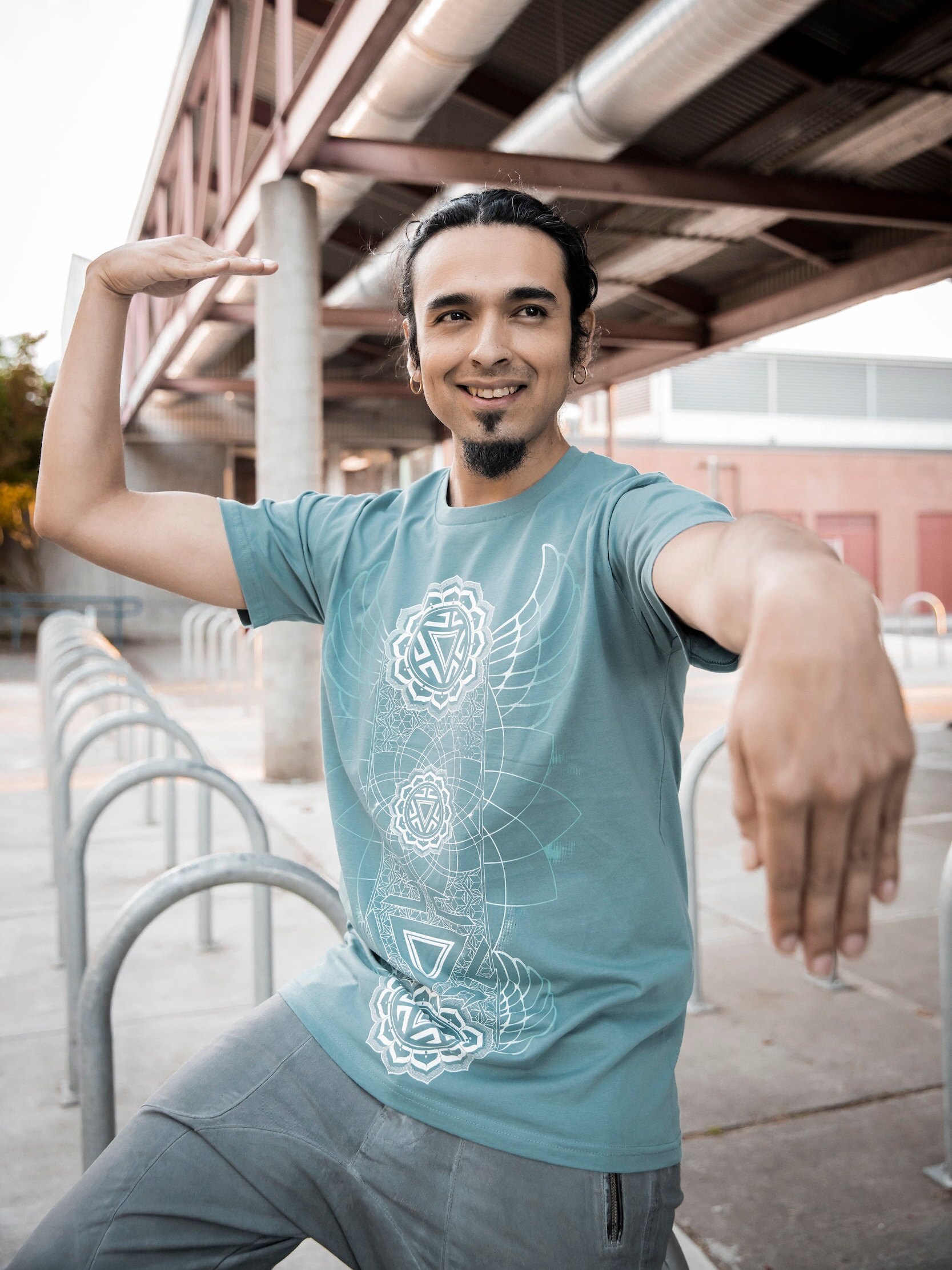 Manipura Chakra Shirt / Sacred Geometry Clothing / Festival ...