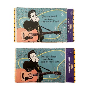 Vintage Elvis Party Invitations - Vintage 1993 Elvis Party Invitations ...