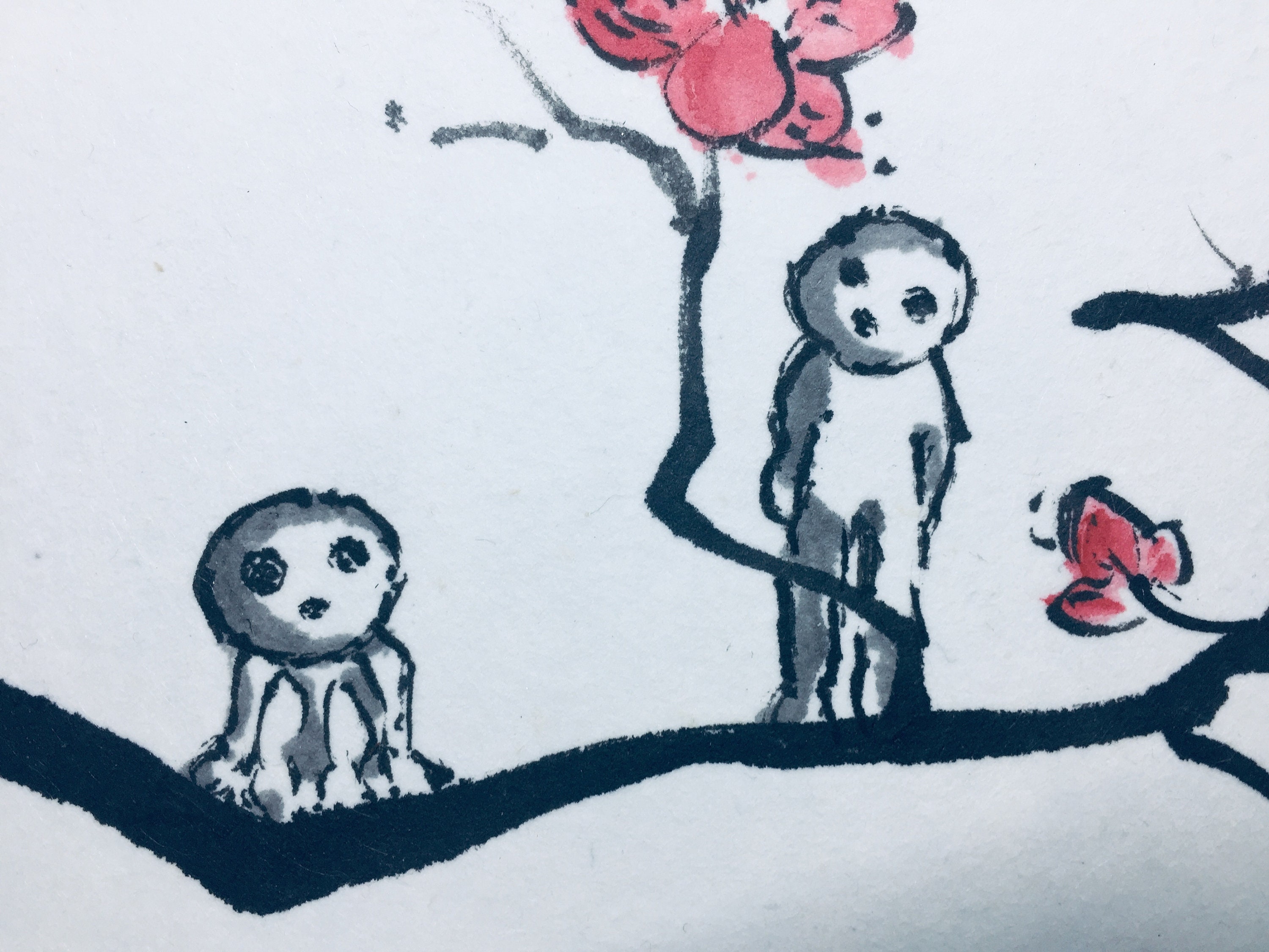 ORIGINAL Sumi E Painting - Etsy