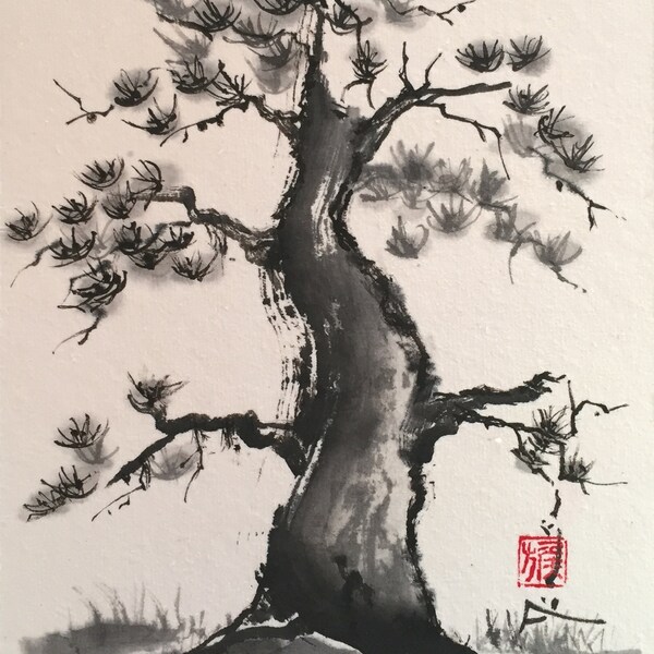 Sumi E Art - Etsy