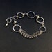 Multi Chain Layered Silver Bracelet,raw Silver Gift , Minimalist ...