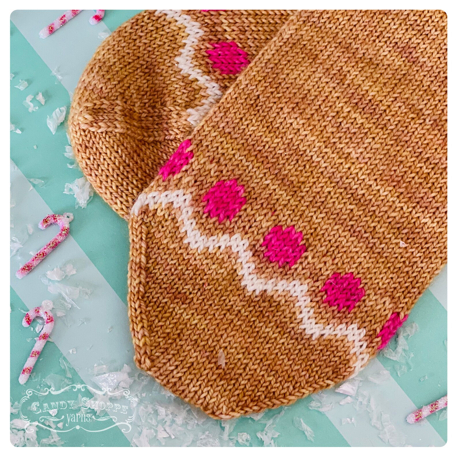 Gingerbread Dreams Sock Knitting Pattern - Digital Only - Etsy