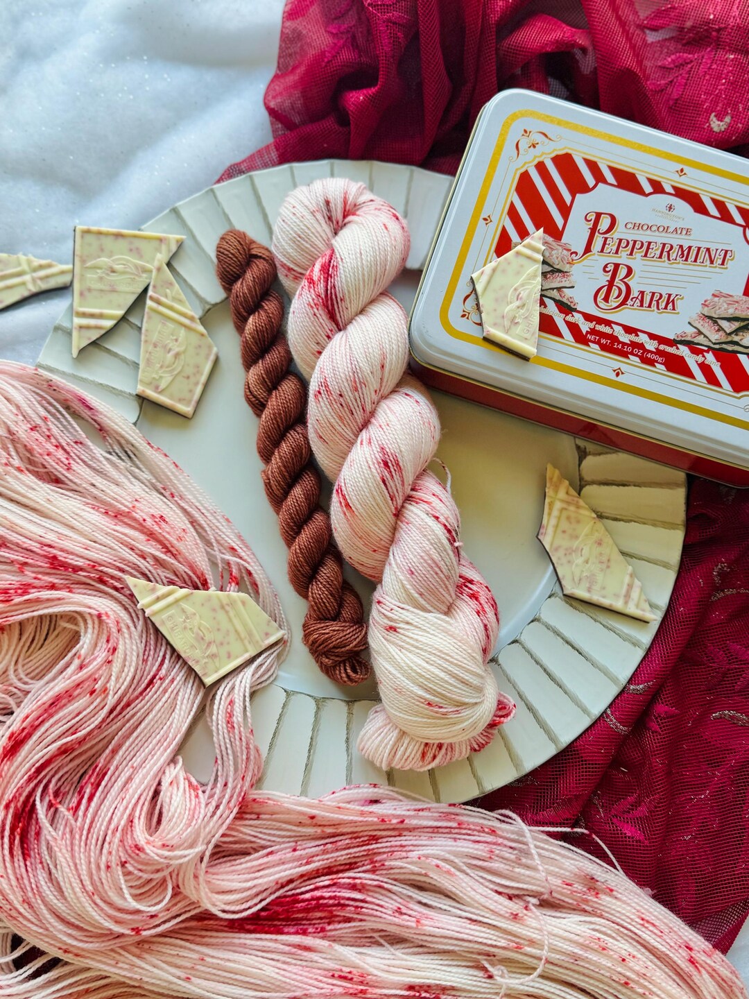 Peppermint Bark Sock Set - Etsy